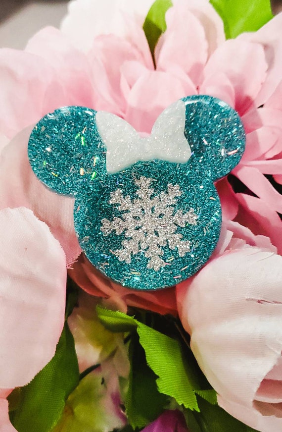 Let It Go.. Snowflake Minnie Mouse Head | Etsy