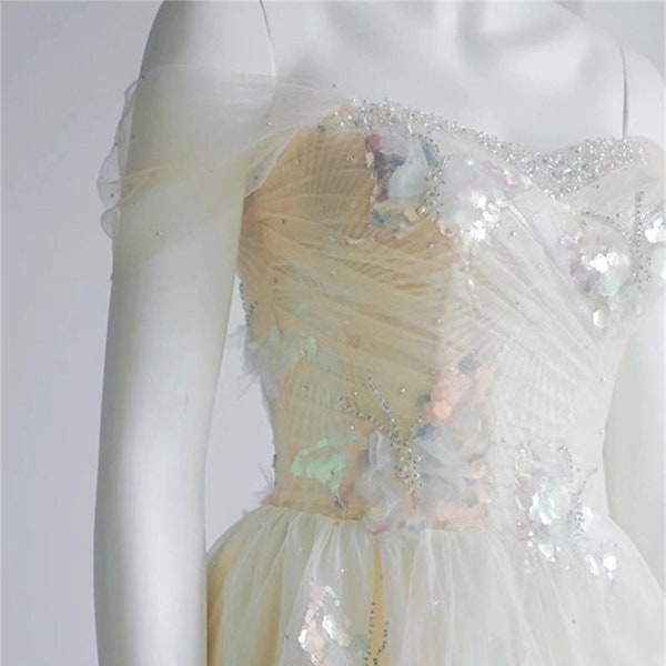 Organza Evening Dress - Etsy