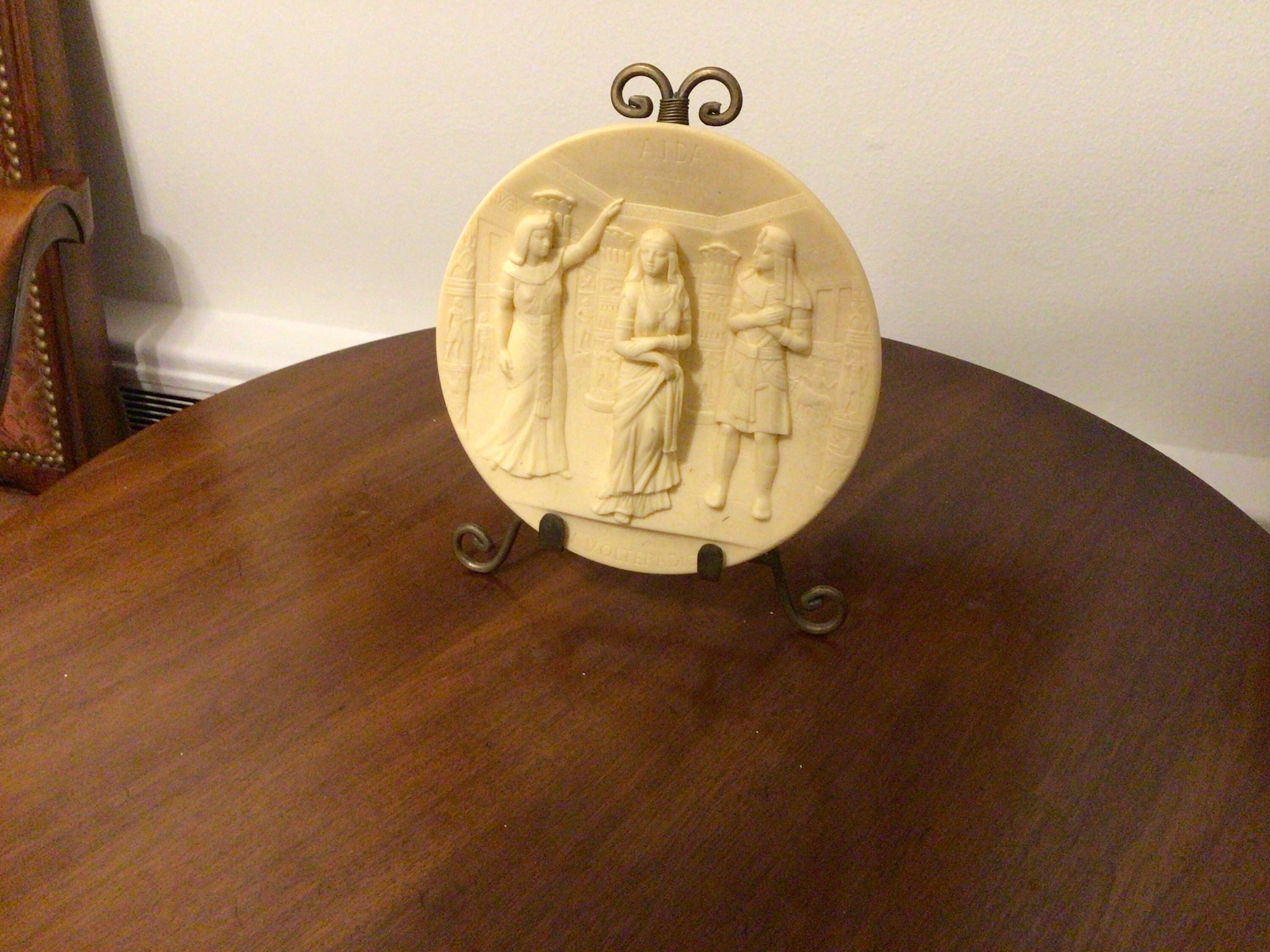 Aida First Edition in Ivory Alabaster Collector Plate - Etsy