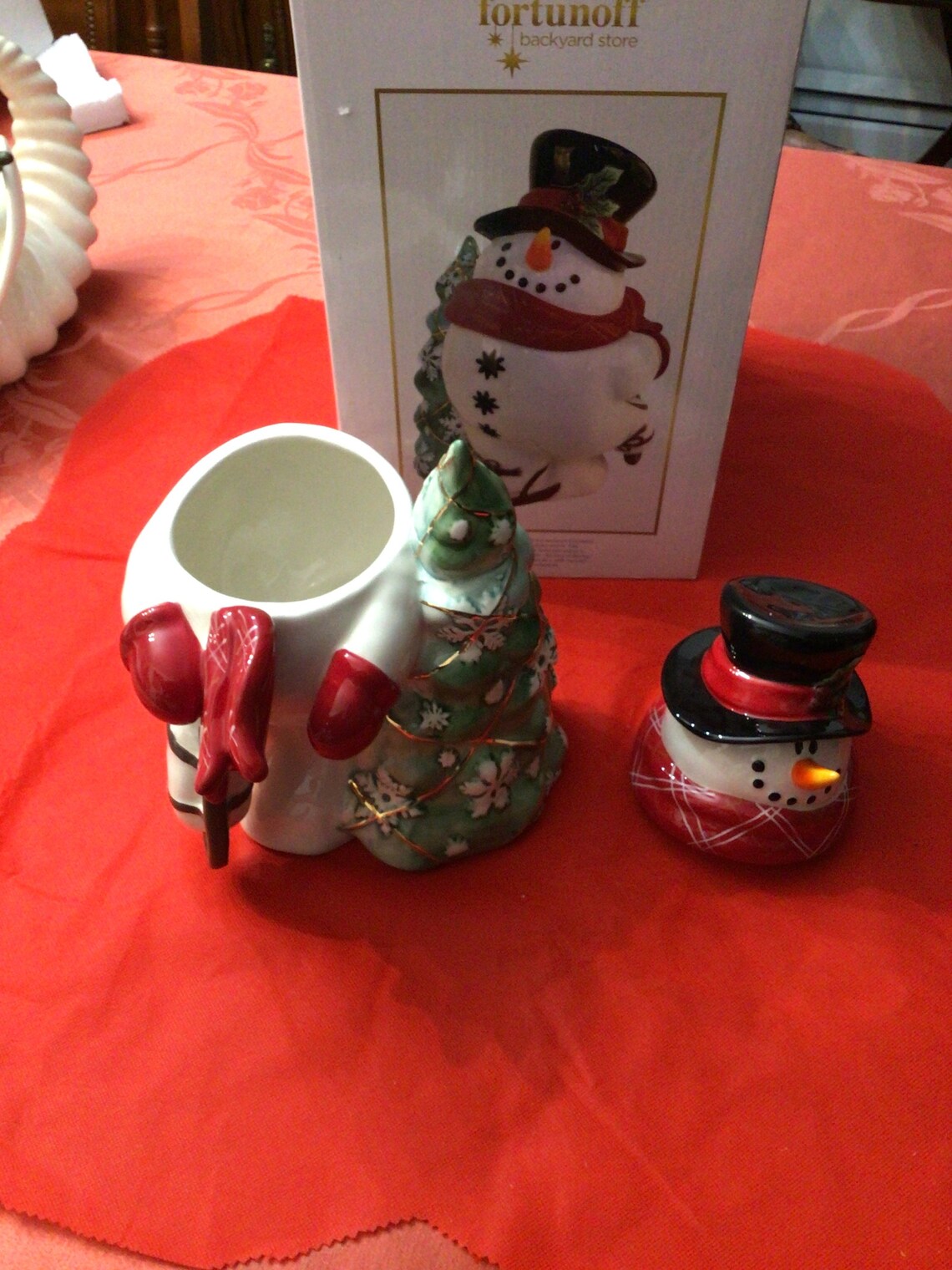 Fortunoff Christmas Cookie Jar - Etsy
