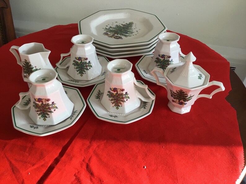15 Pieces Nikko Christmastime Dishes - Etsy