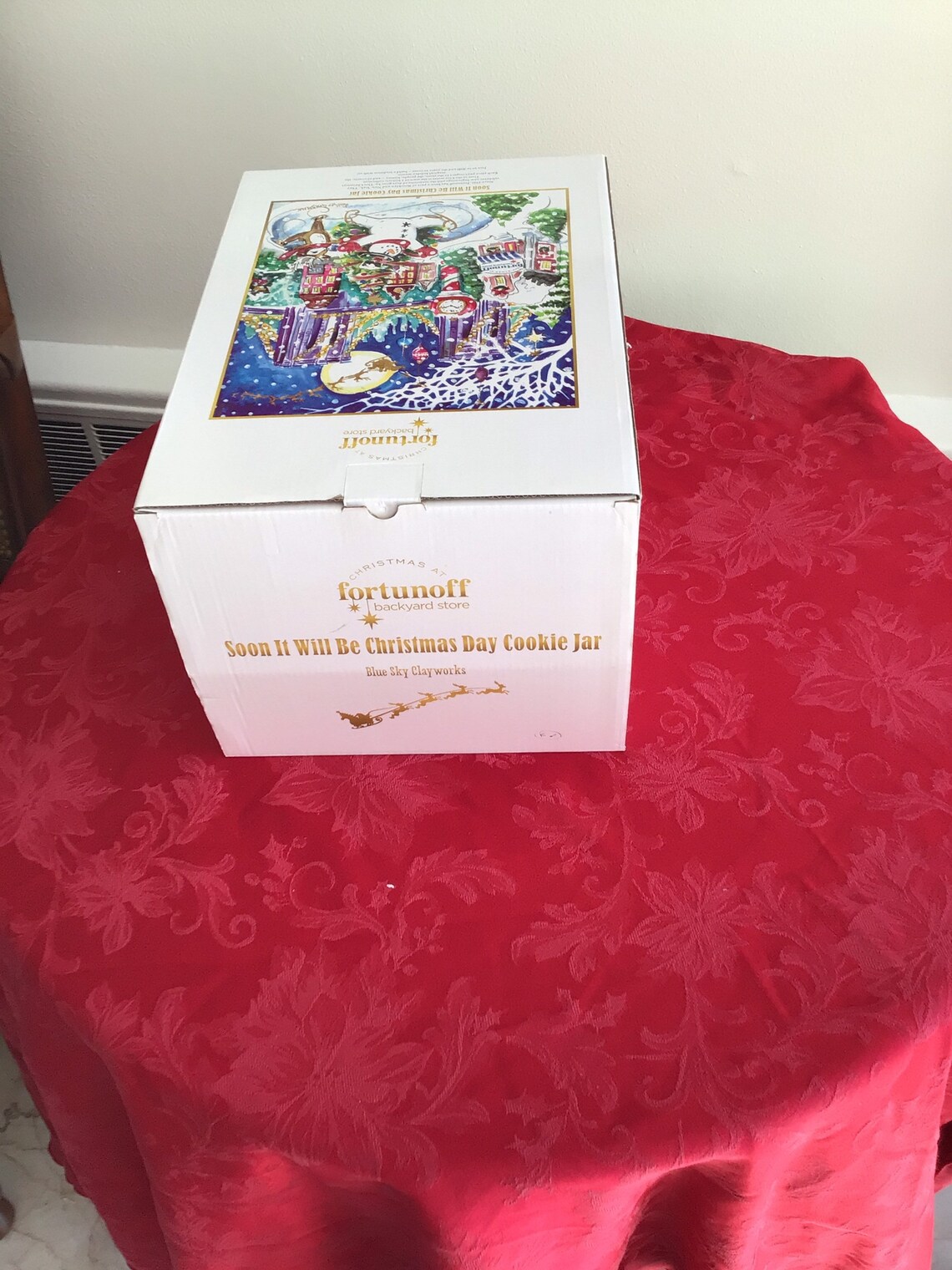 Fortunoff Christmas Cookie Jar - Etsy