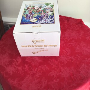 Fortunoff Christmas Cookie Jar - Etsy