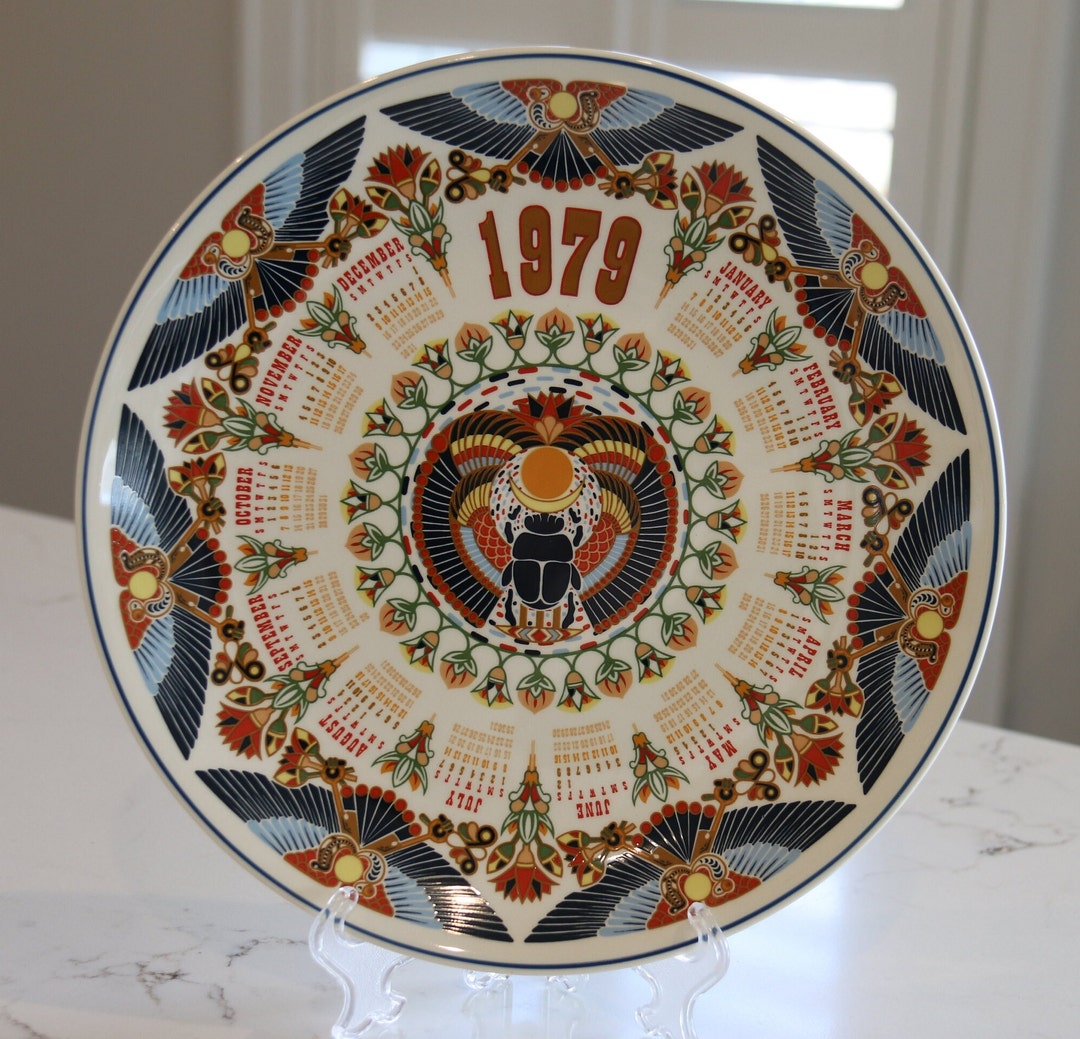 Vintage Wedgwood Calendar Plate '1979' 'the - Etsy