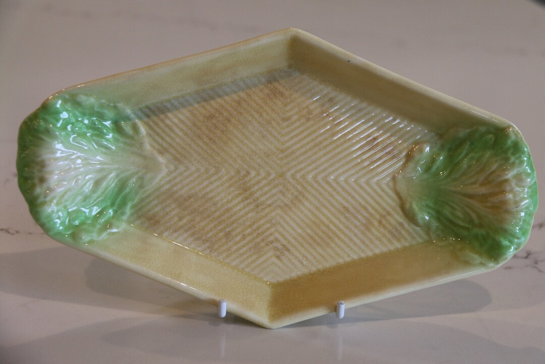 Vintage Art Deco Carlton Ware Lettuce Leaf Dish - 1950's - Diamond ...