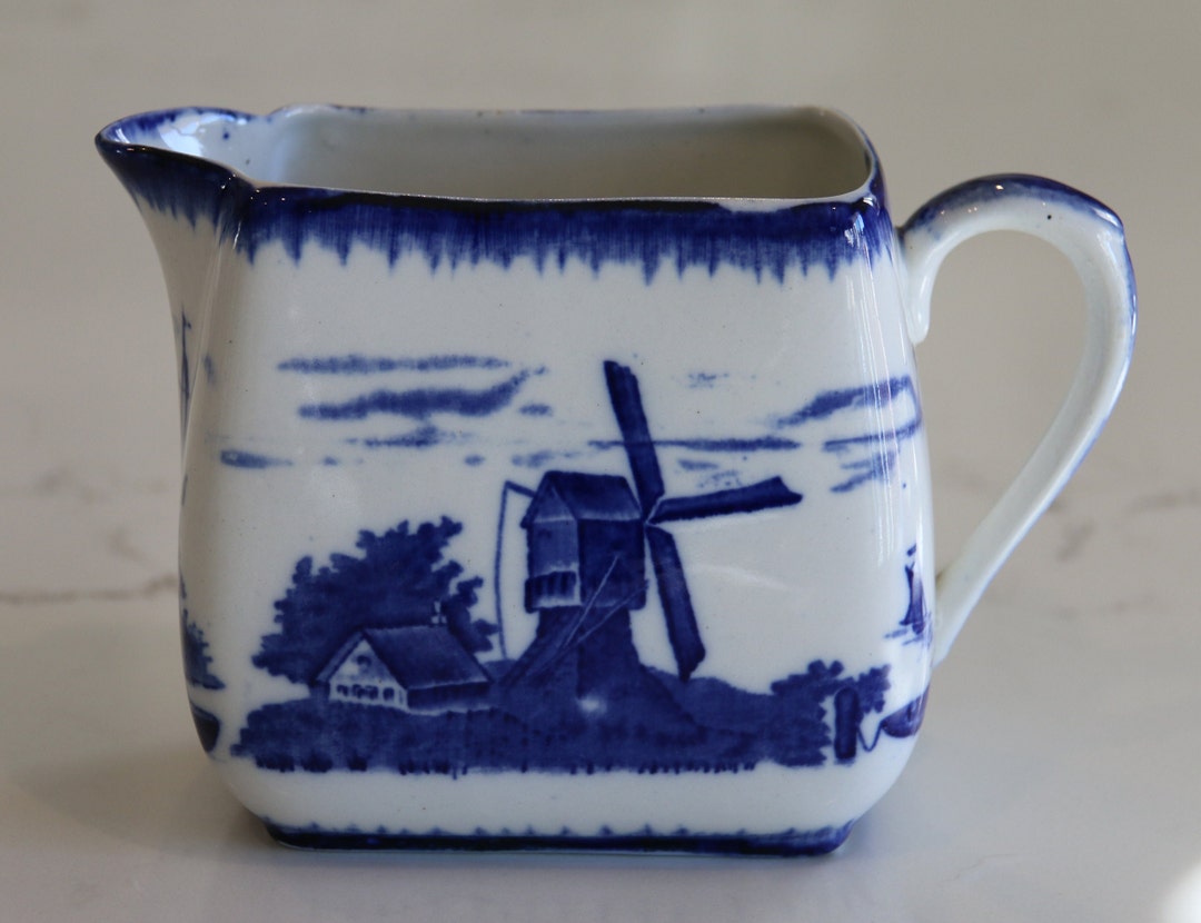Gorgeous Vintage Empire Ware 'east Anglia' Large Jug Blue & White ...