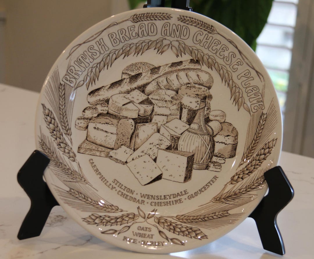 Vintage John Buck British Cheese Plate: 1960s Kitchenalia Decor - Etsy