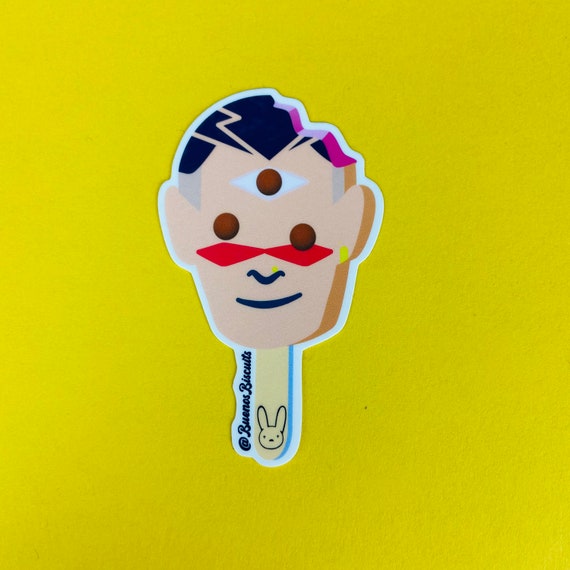 Bad Bunny Paleta 3 Sticker Paletero Ice Cream Latinx Latino - Etsy