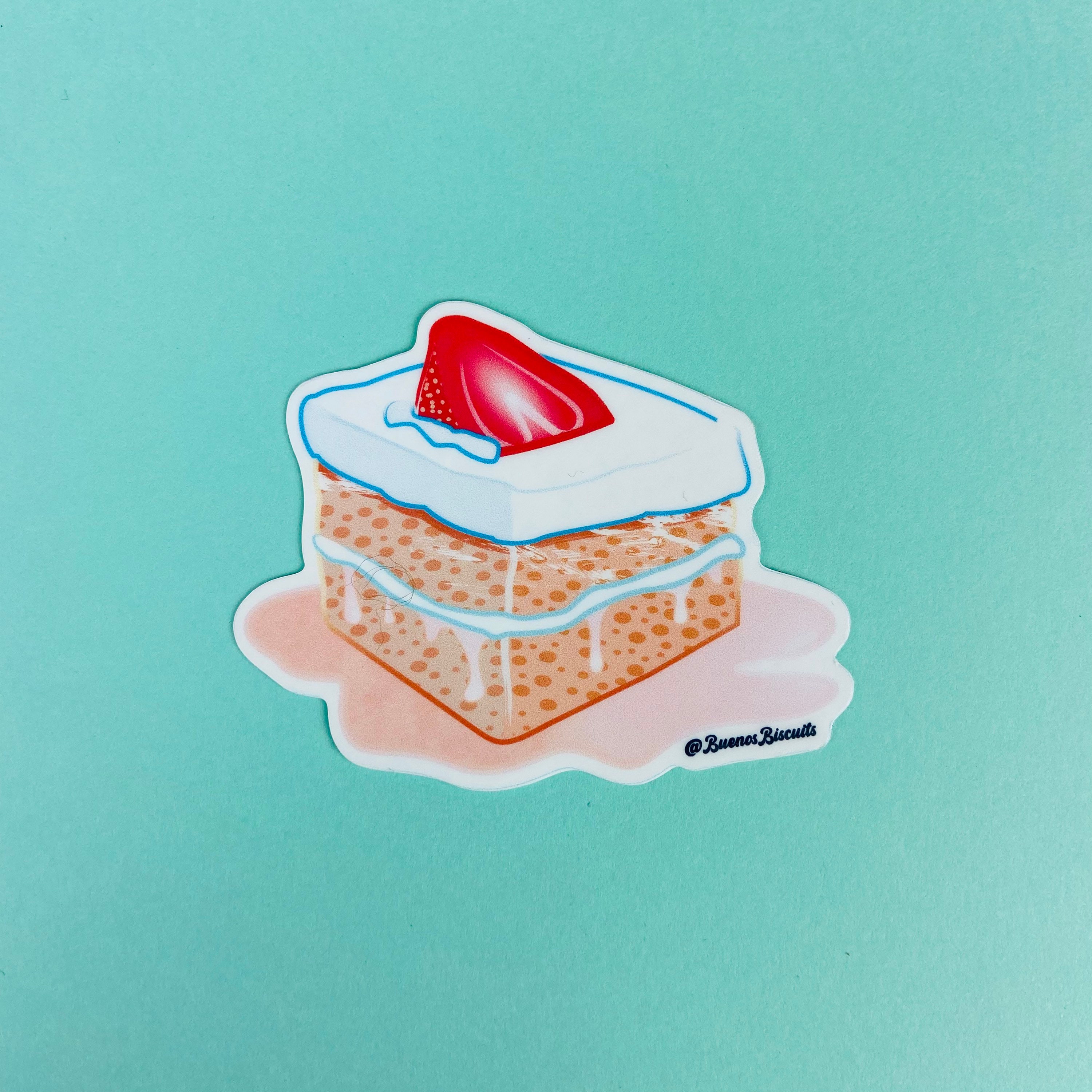 Tres Leches Cake Sticker 3 Latino Latinx Pan Dulce Mexican Pastel ...