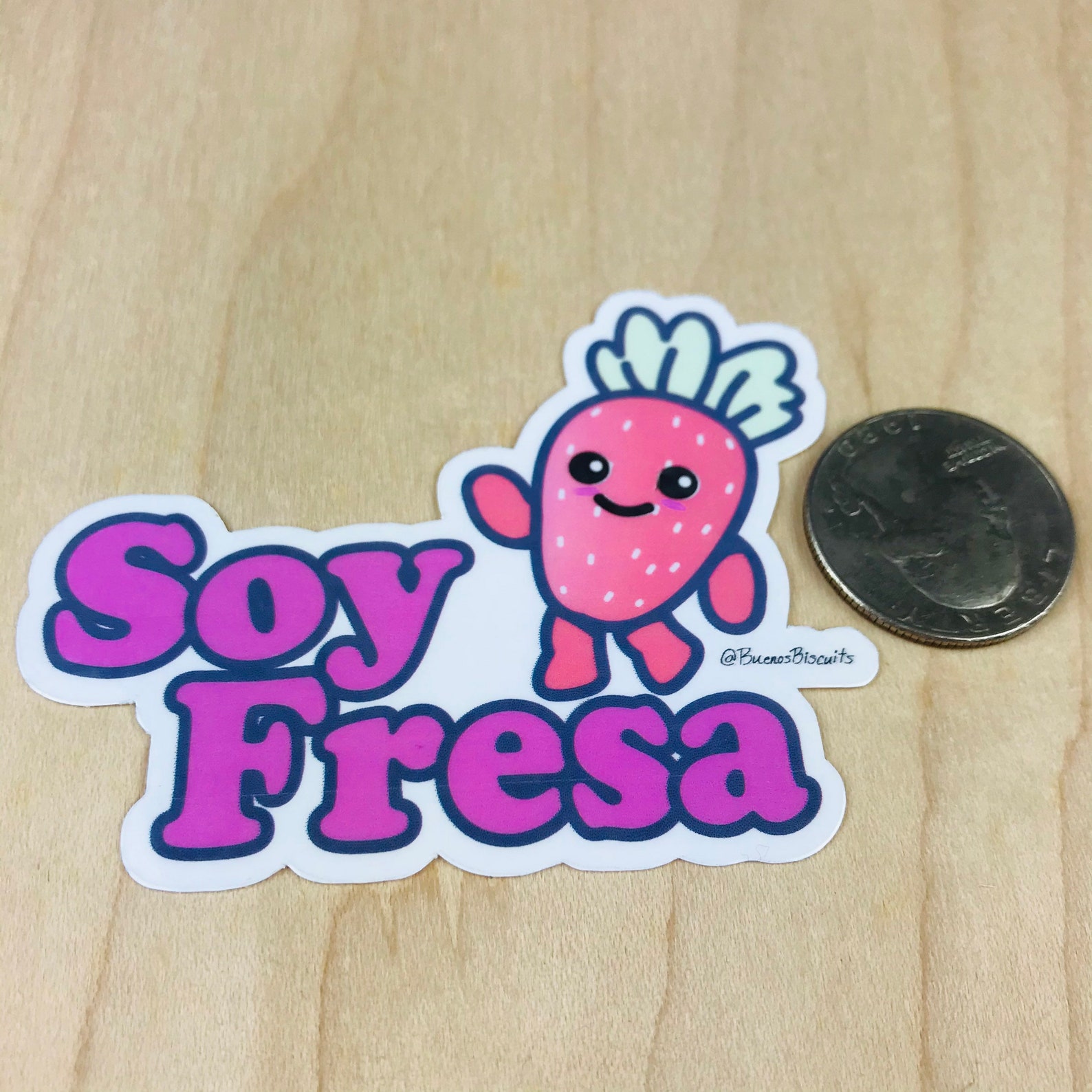 Soy Fresa Sticker 3 Latino Latinx Spanish Preppy - Etsy