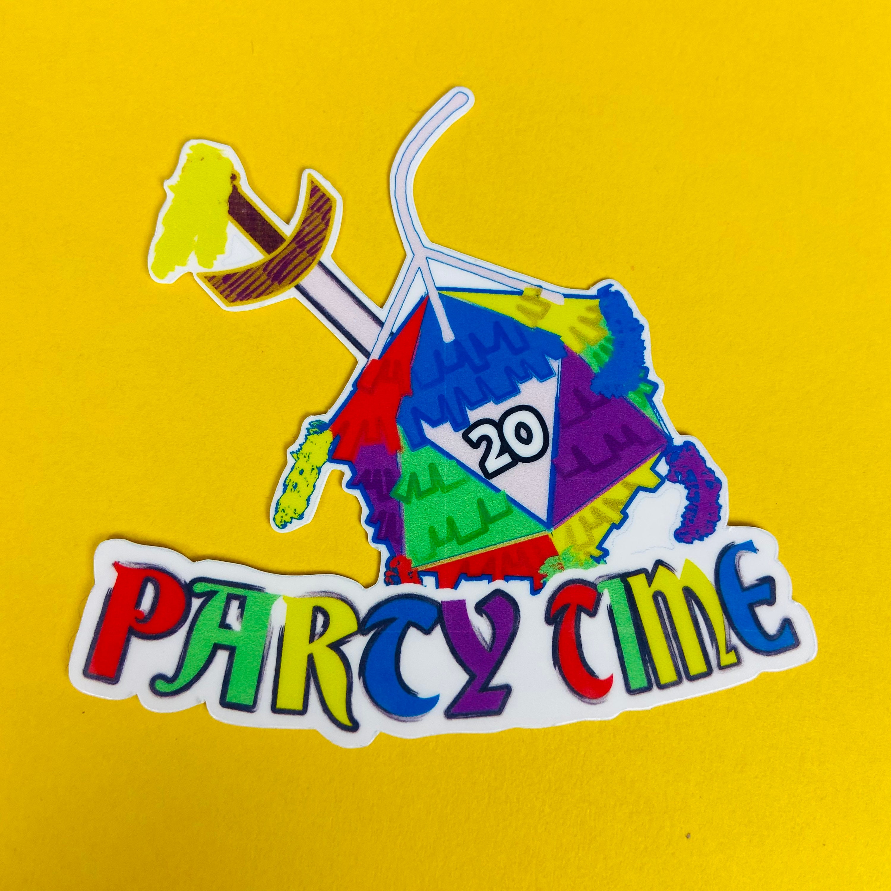 D20 Piñata DND 3 Sticker Planner Hydroflask Water Bottle - Etsy