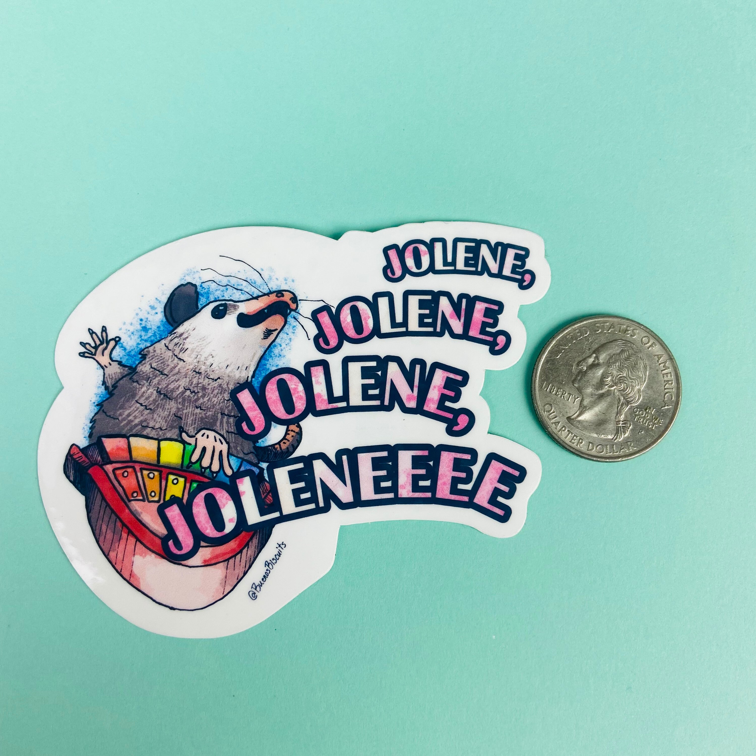 Singing Possum Jolene 3” Sticker Southern Dolly Laptop Planner ...