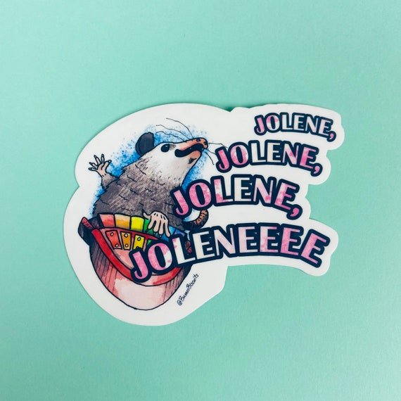 Singing Possum Jolene 3 Sticker Southern Dolly Laptop Planner - Etsy