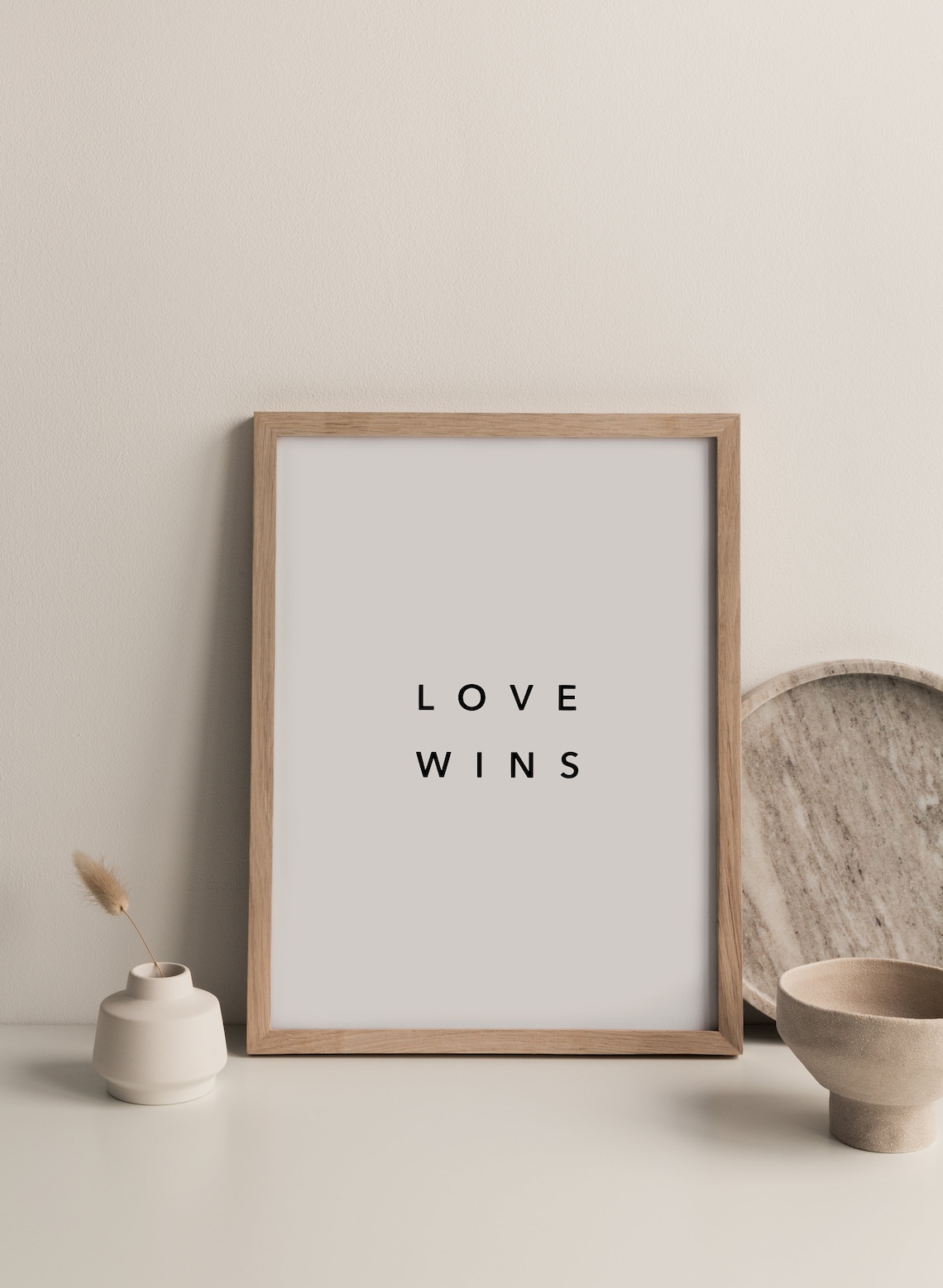 Love Wins Printable Wall Art | Love Wins Quote Print | LGBTQ Print ...
