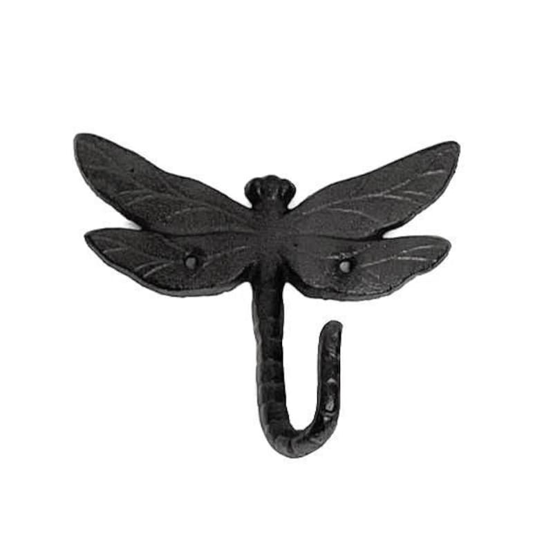 Dragonfly Cast Iron Hooks - Etsy
