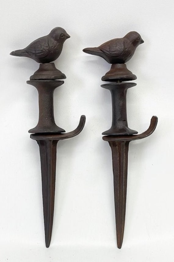 2 Pack Cast Iron Songbird Hose Guides - Etsy