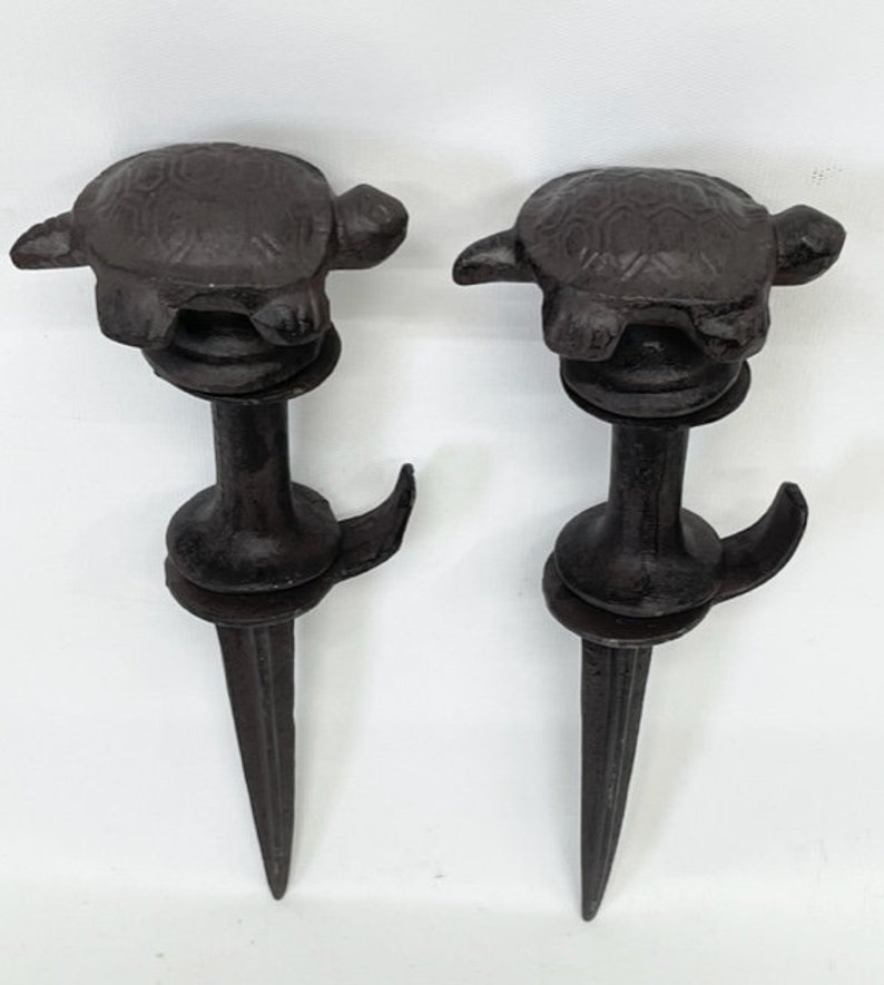 2pack Cast Turtle Iron Hose Guide - Etsy