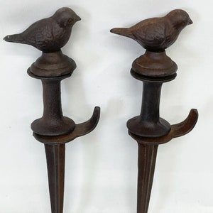 2 Pack Cast Iron Songbird Hose Guides - Etsy