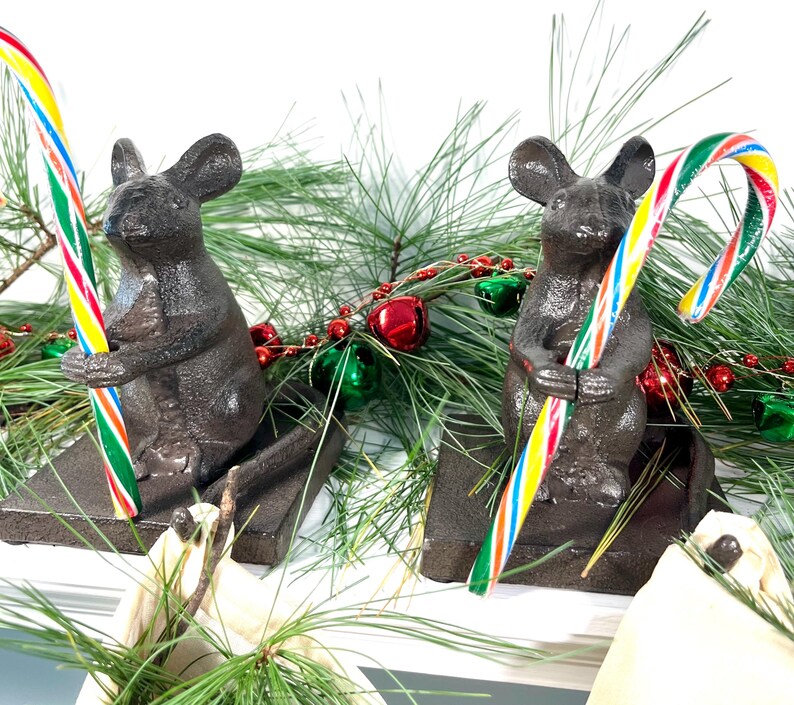2 Pack /mouse Stocking Hanger + Candy Holder for Mantel - Etsy