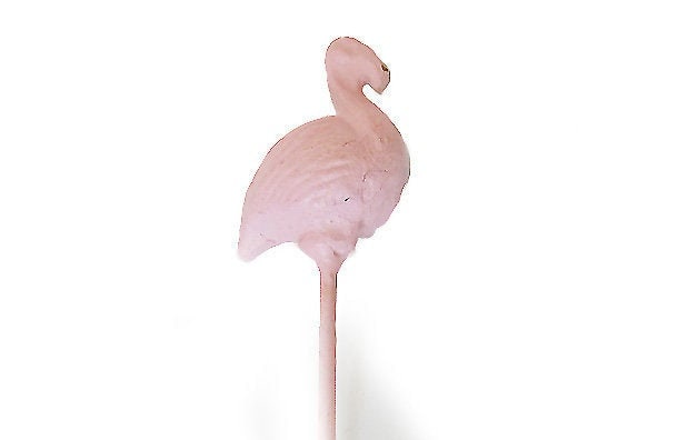 Mini Pink Flamingo Fairy Garden Miniature - Etsy