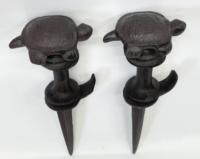 2pack Cast Turtle Iron Hose Guide - Etsy