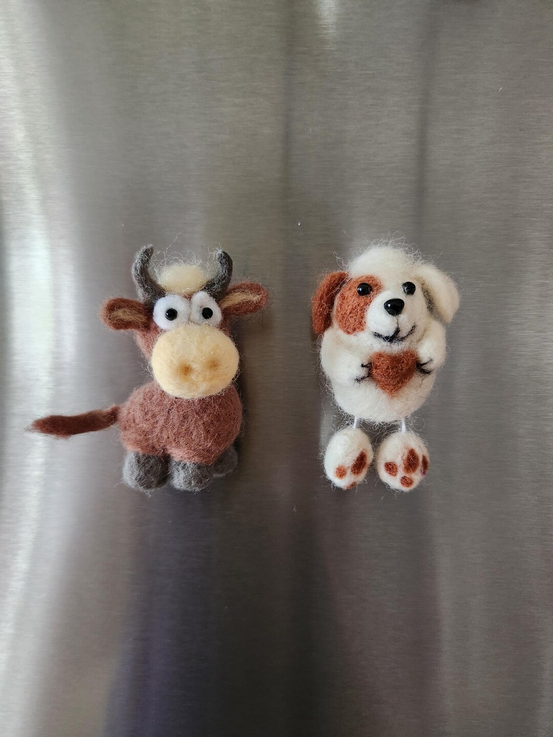 Adorable Eco-friendly Wool Felt Fridge Magnets: Cute and Personalized ...