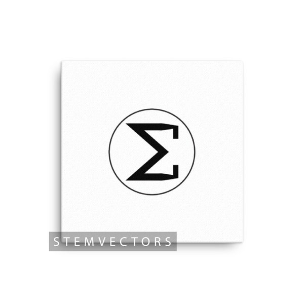 Sigma Math Symbol Svg - Etsy