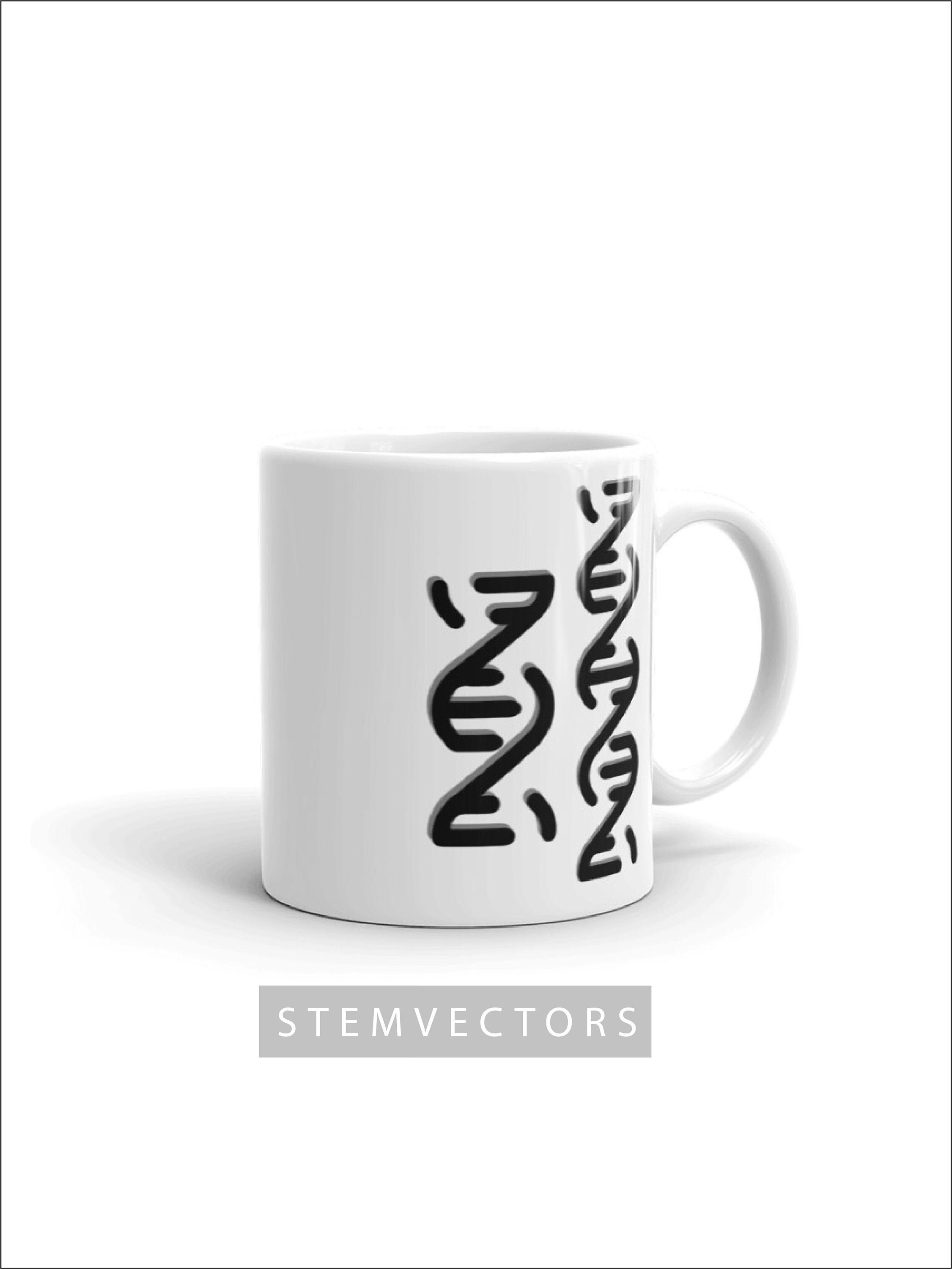 Shadow DNA Strand (digital Download) Black and White Vector Clip Art ...