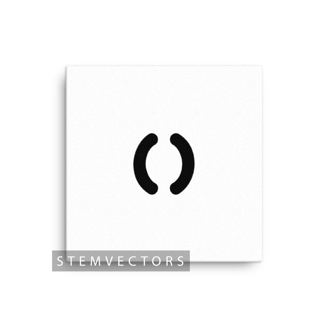 Brackets Math Symbol digital Download Black and White Vector - Etsy