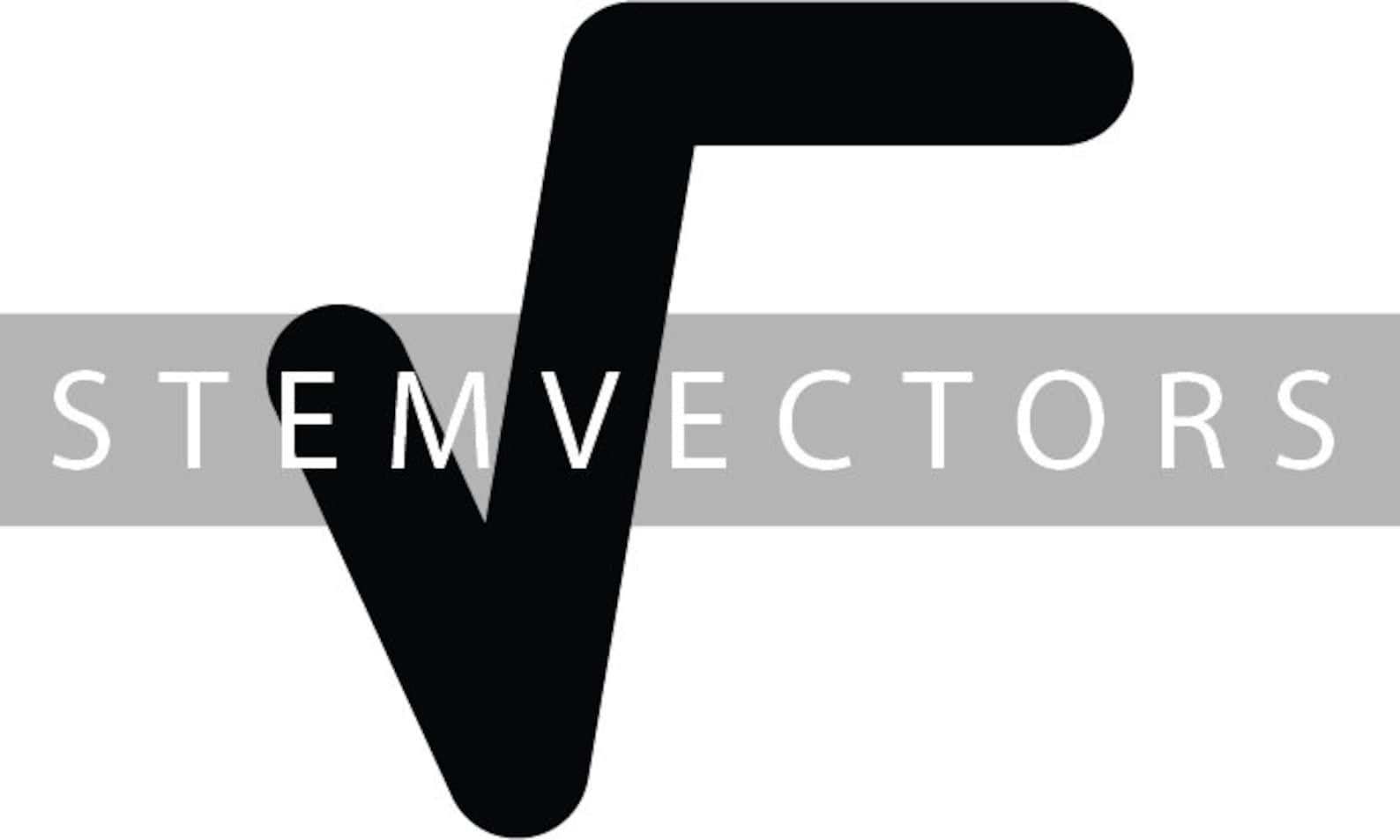 Square Root Math Symbol (digital Download) Black and White Vector Clip ...