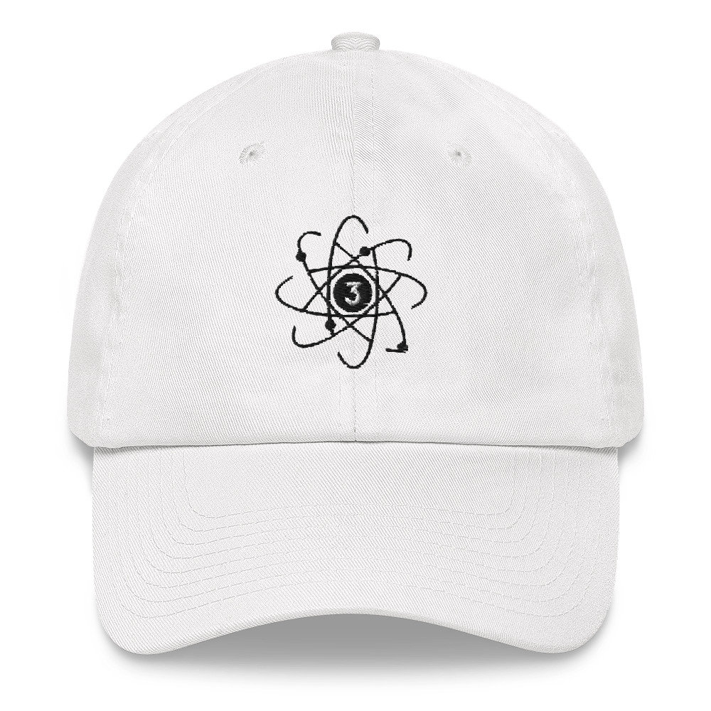 P3 Logo Atom Science Apparel Designs STEMVECTORS X PHAS3. Embroidered ...
