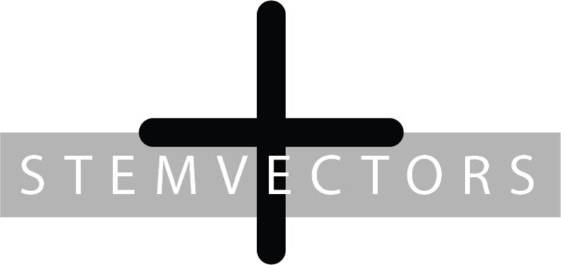 Plus Math Symbol (digital Download) Black and White Vector Clip Art ...