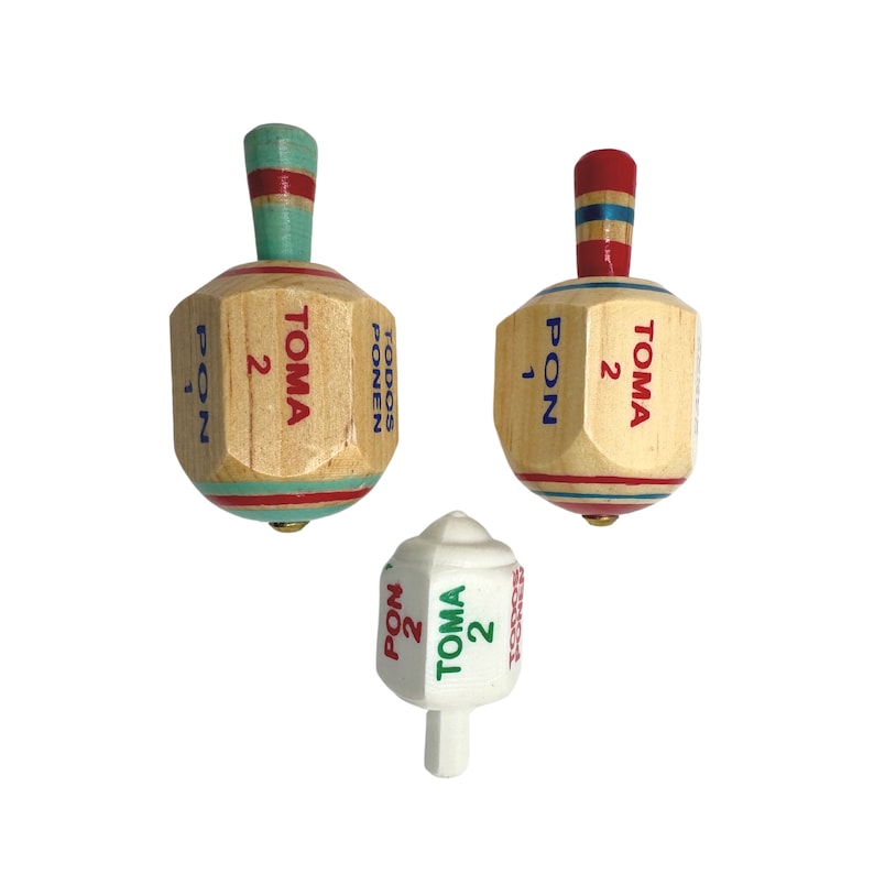 Juego De La Oca Classic Mexican Pirinola Game - 2-Pack Plastic Toma ...