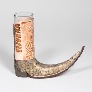 Mexican Leather Mini Boot Tequila Shot Set - Artisan Tribalera Bota (3 ...