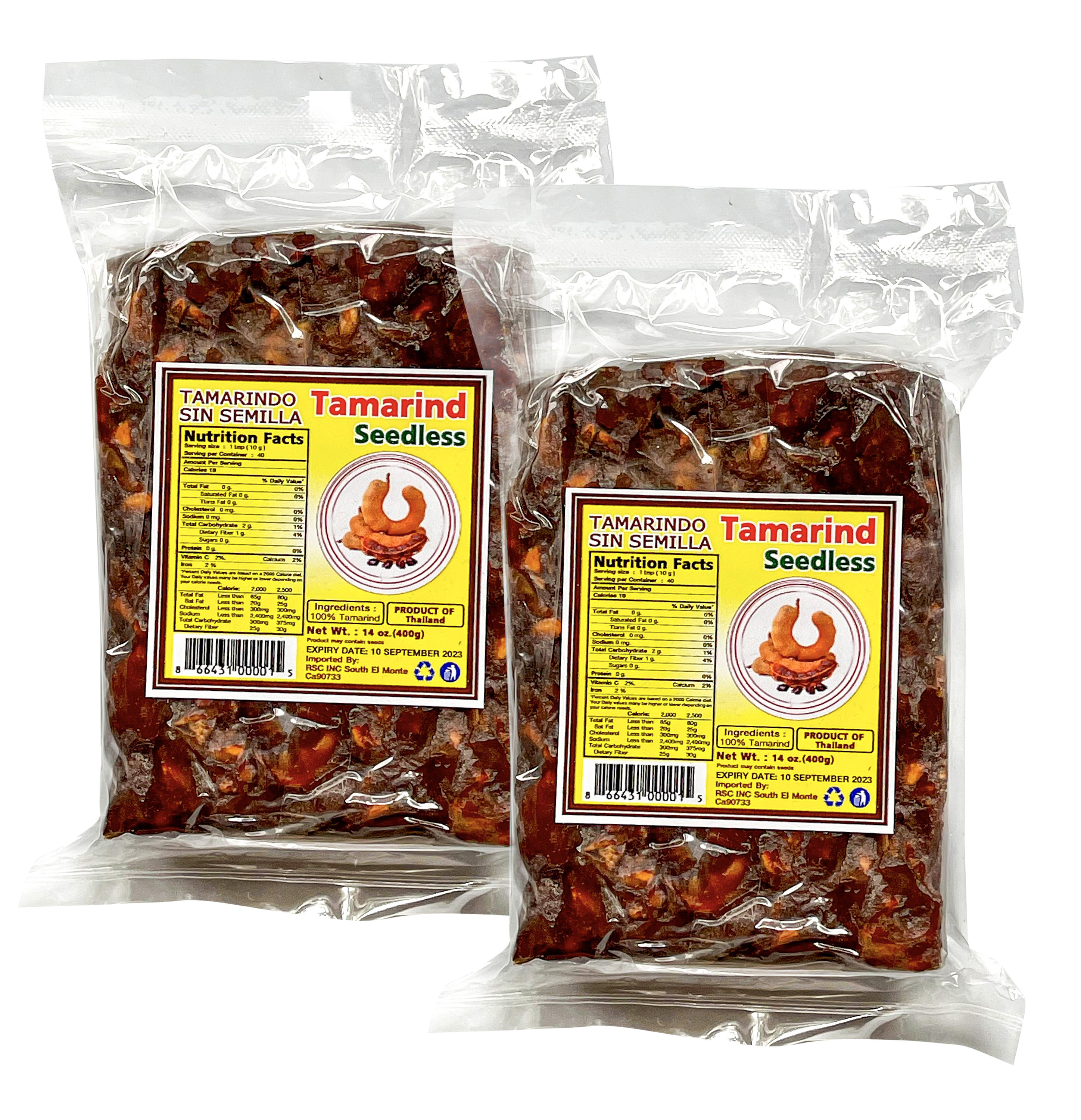 Seedless Tamarind Block: All Natural, Vegan, Gluten-free (14oz/400g) - Etsy