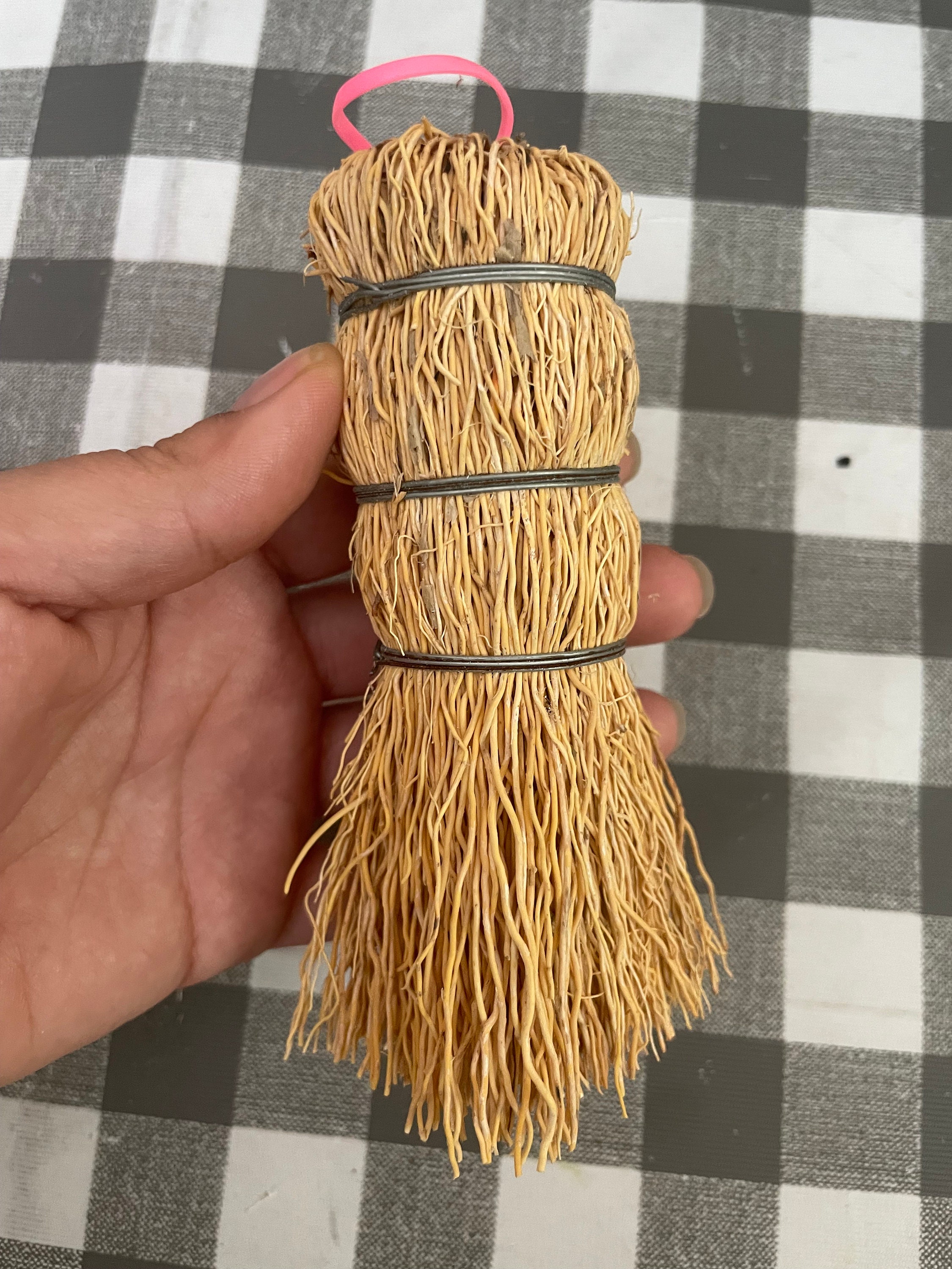 Natural Mexican Root Brush Scrubber: Heavy Duty Pot Cleaning (5" Sets ...