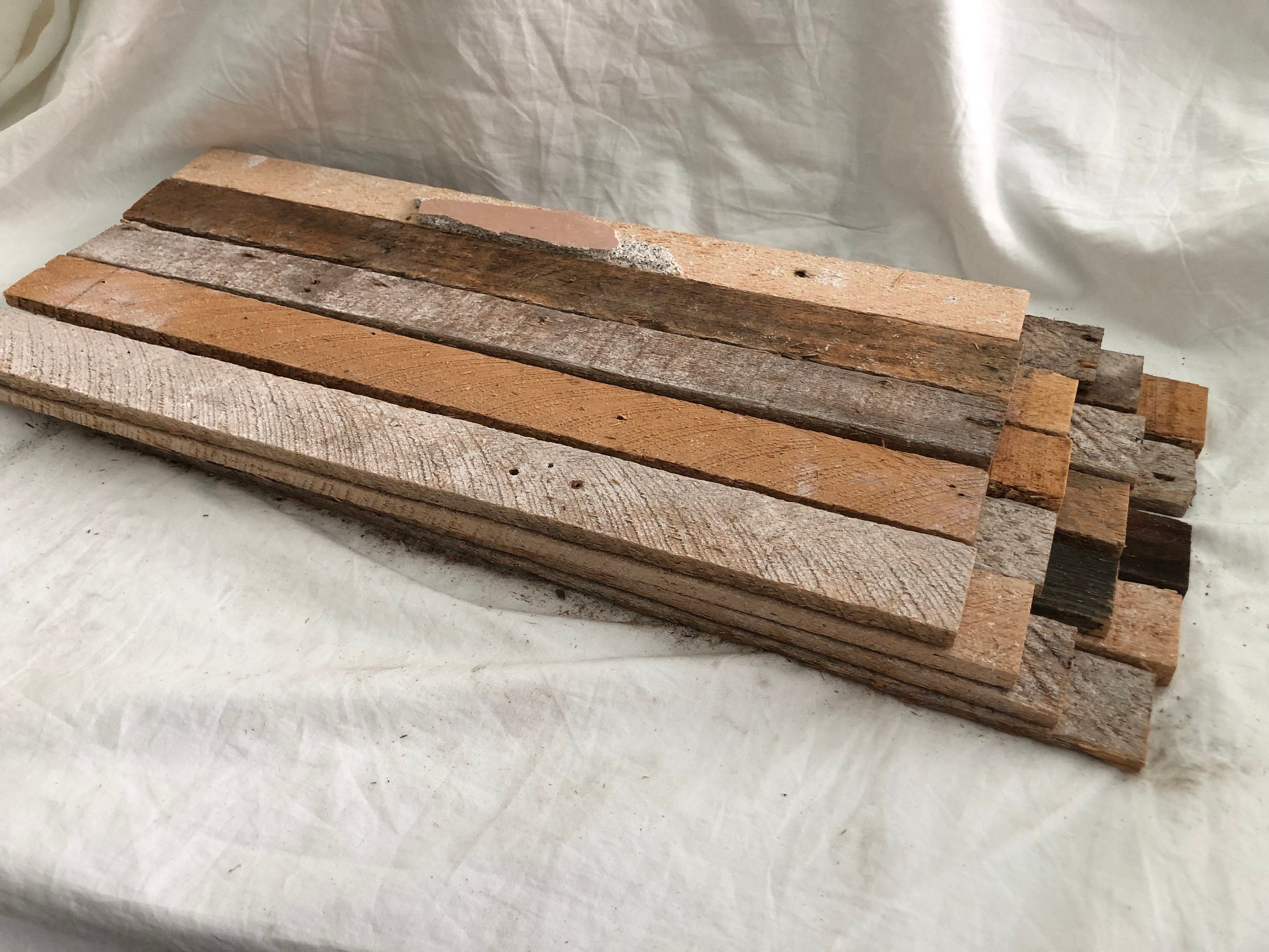 18" Long Lath Strips, 20 Count, Reclaimed Lumber, Farm House, Slats ...
