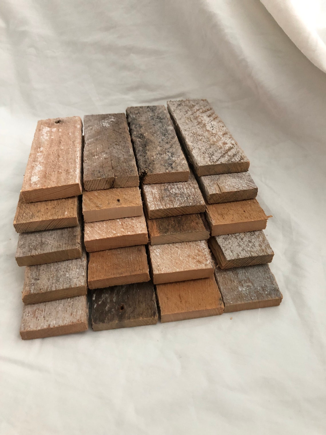 4" Long Lath Strips, 20 Count, Reclaimed Lumber, Farm House, Slats ...