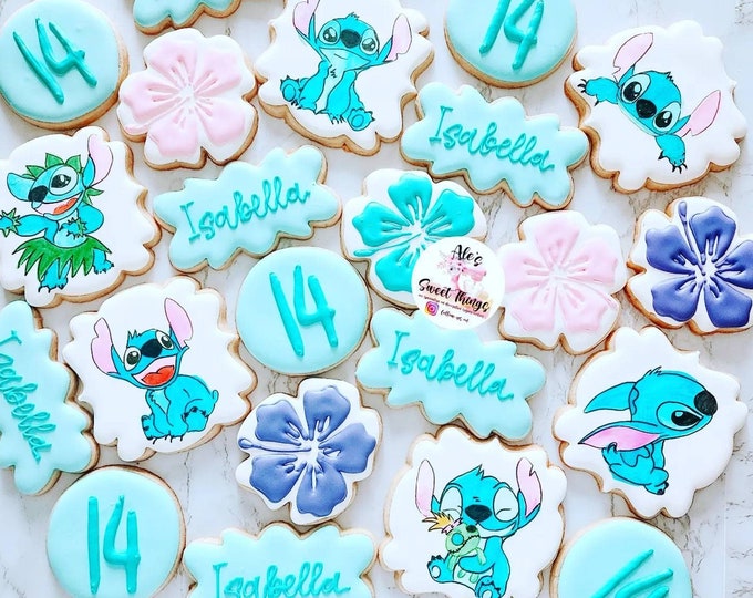 Lilo and Stitch Sugar Cookies 2dz - Etsy
