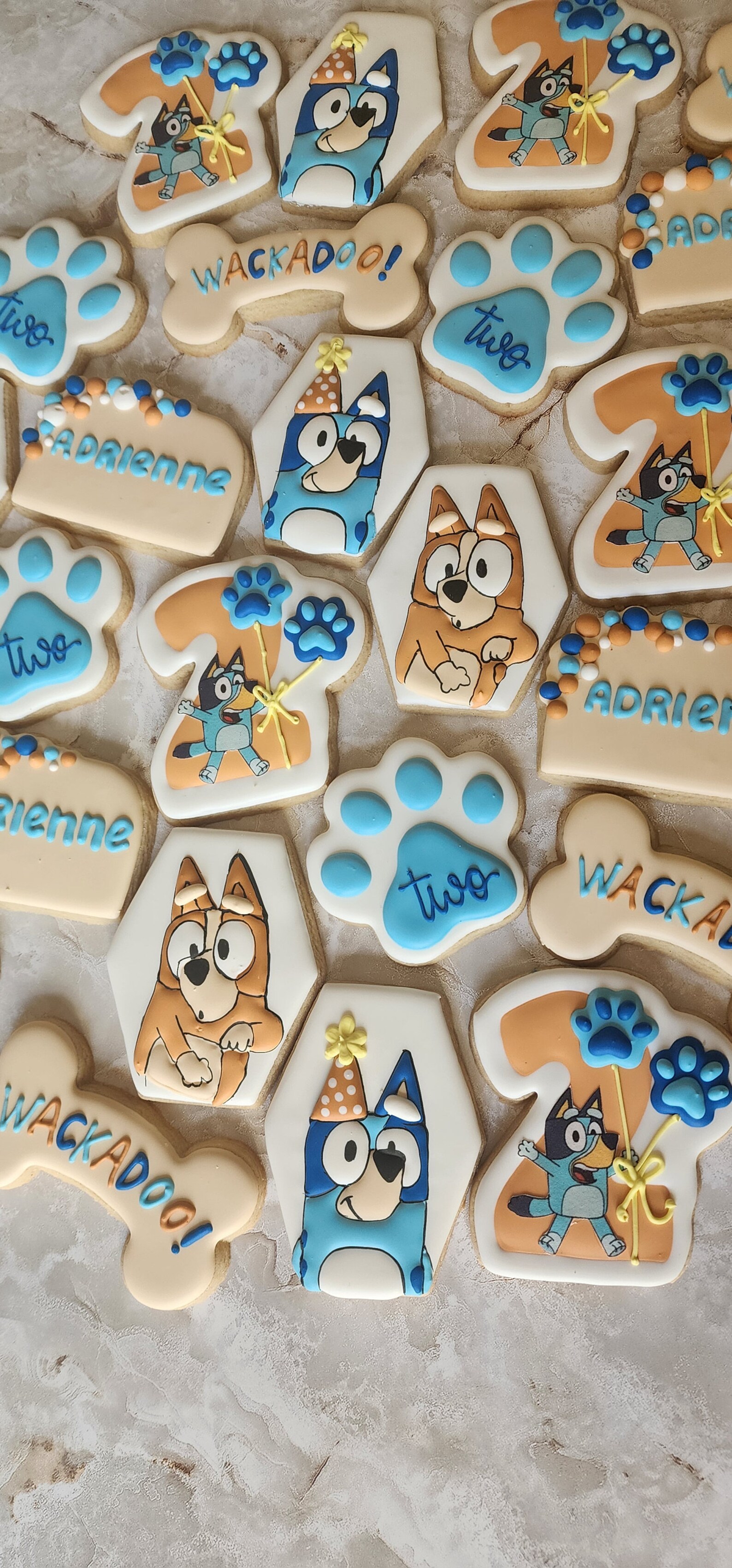 Bluey Vanilla Sugar Cookies 2dz - Etsy
