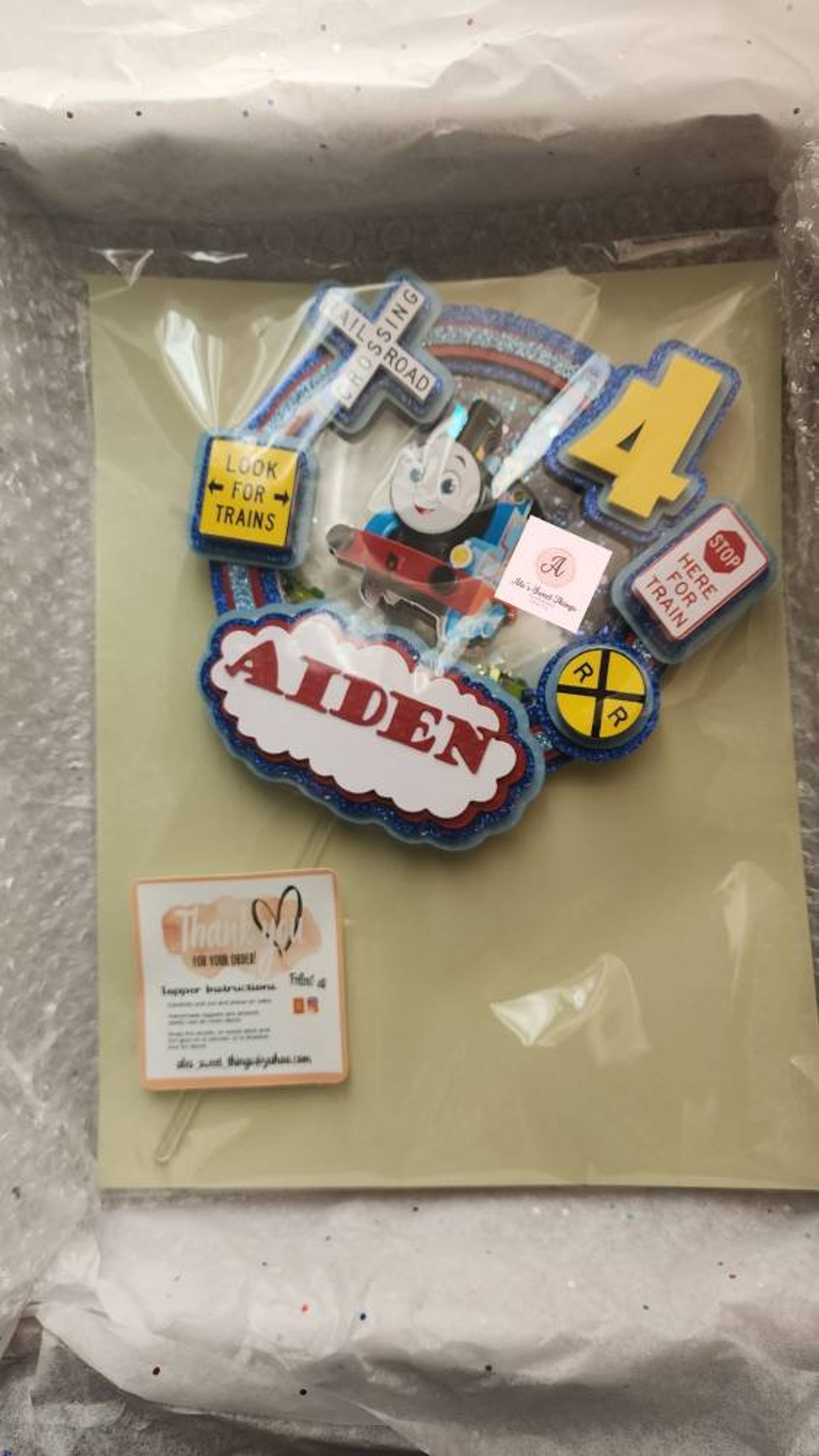 Thomas and Friends Shaker Caketopper - Etsy