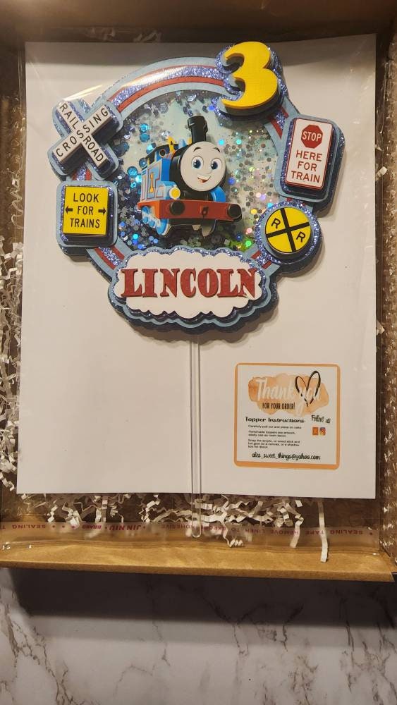 Thomas and Friends Shaker Caketopper - Etsy