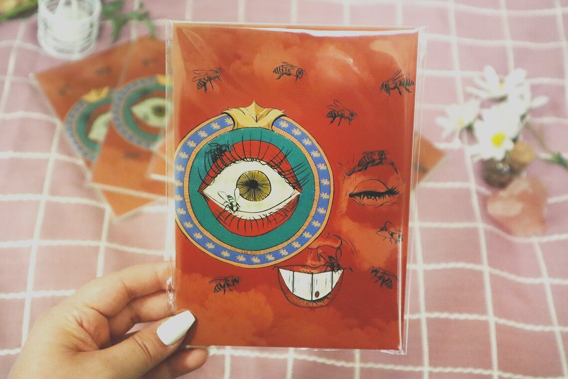 Buzz Art Print Digital Art Illustration - Etsy