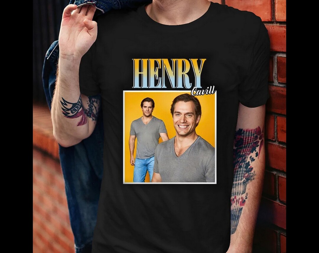 Henry Cavill Homage T-shirt Superman Shirt Henry Cavill - Etsy