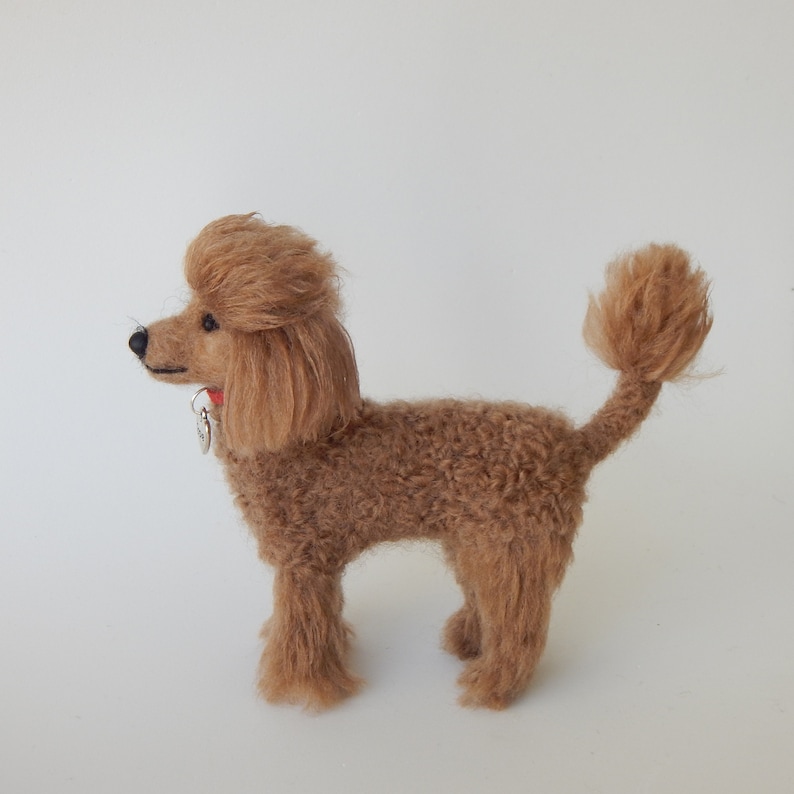 Ready Made Needle Felted Poodle Needle Felted Dog Small | Etsy