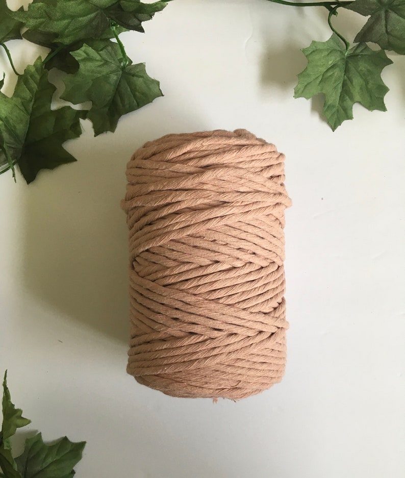 5mm Macrame cord single strand string macrame cord craft | Etsy