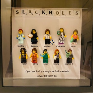 Personalised Family Mini Figure Boxframes - Etsy