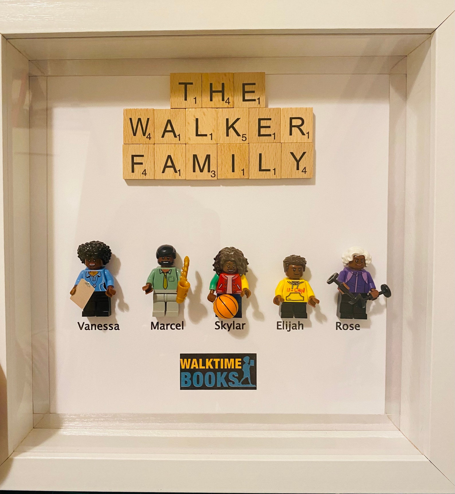 Personalised Family Mini Figure Boxframes - Etsy