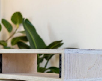 Double Bay Desktop Studio Equipment Rack - Ships Assembled - Handmade ...