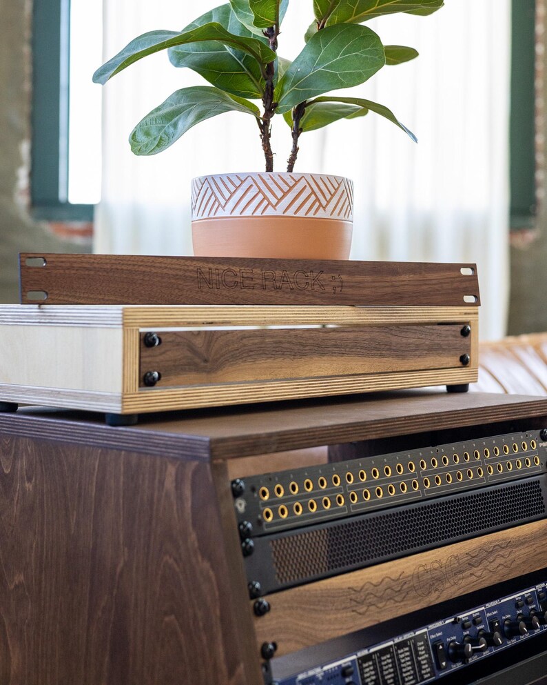 1U Audio Rack - Made to Order | Desktop Studio Equipment Rack Mount - Etsy